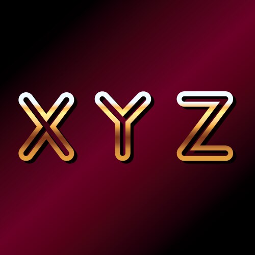 Jkl alphabet fonts Royalty Free Vector Image - VectorStock