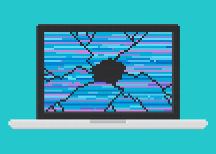 Damage Laptop Vector Images (over 1,100)