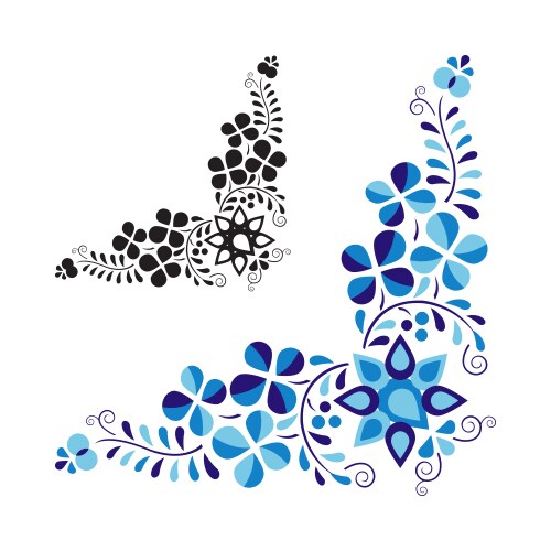 Traditional folk patterns Royalty Free Vector Image