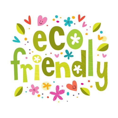 Eco friendly packaging green living icon doodle Vector Image