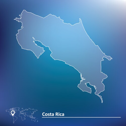 Costa Rica Outline Map Vector Images (over 360)
