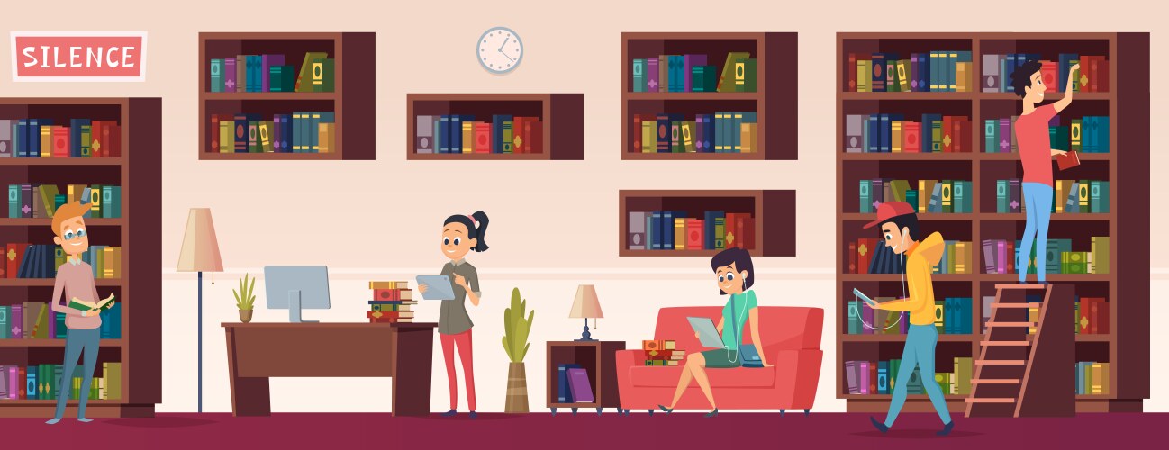 School Library Vector Images (over 120,000)