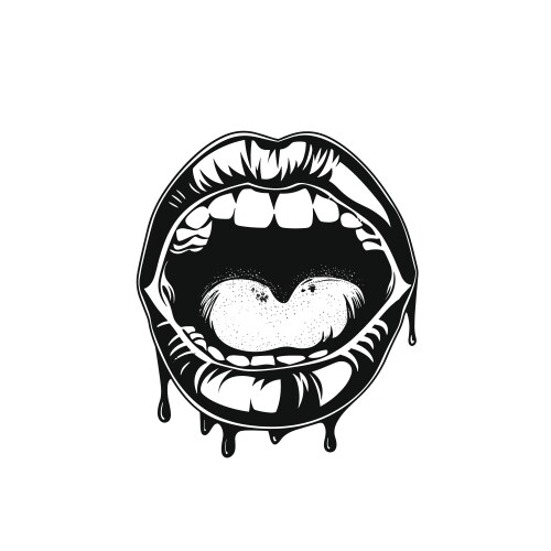 Dripping Lips Vector Images (over 450)