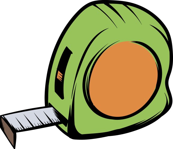 Tape measure Royalty Free Vector Image - VectorStock