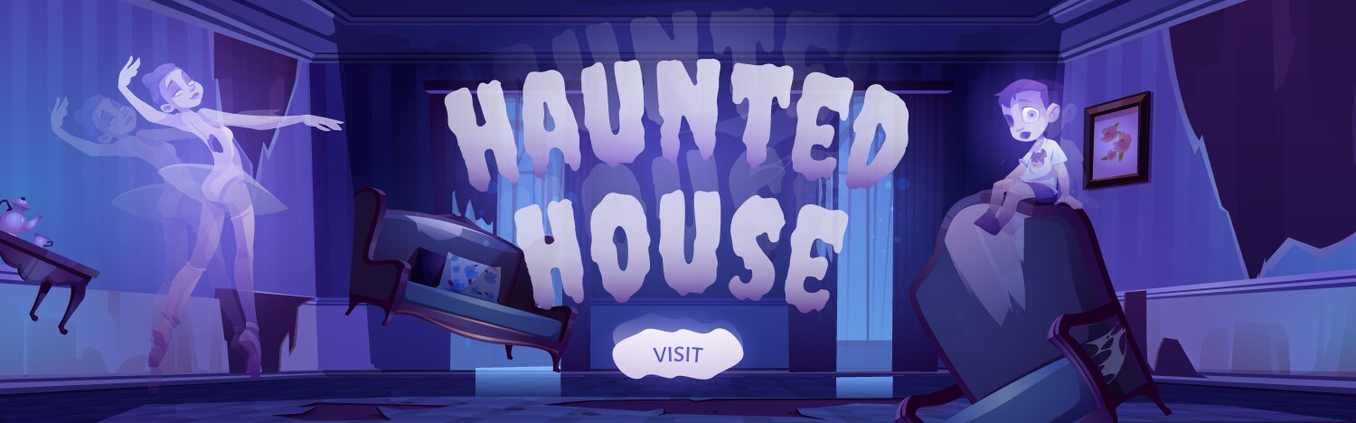 Cartoon Haunted House Vector Images (over 6,500)