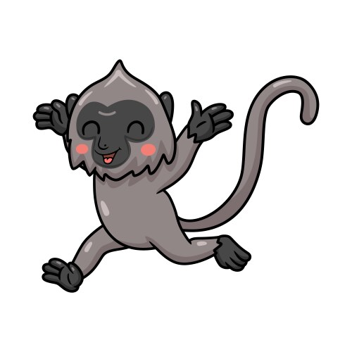 Grey Monkey Vector Images (over 550)
