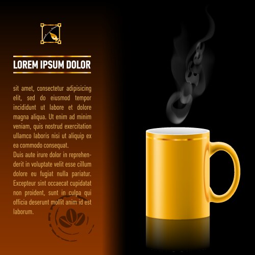 Coffee menu background Royalty Free Vector Image