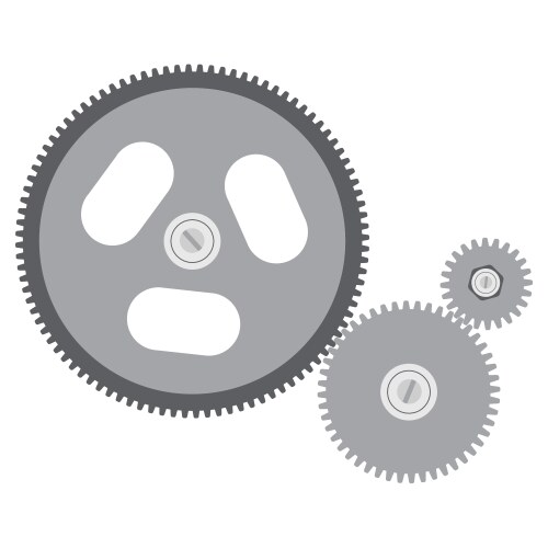 Planetary gear icon Royalty Free Vector Image - VectorStock