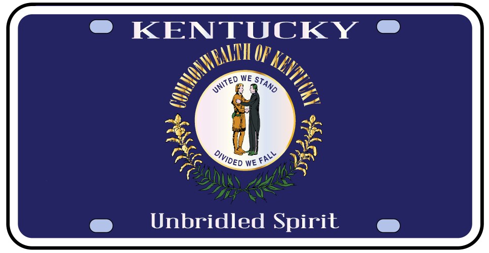 Vehicle registration plate Royalty Free Vector Image