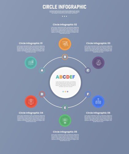 6 Point Infographic Vector Images (over 1,200)