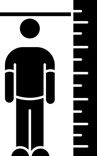 Height limit Royalty Free Vector Image - VectorStock