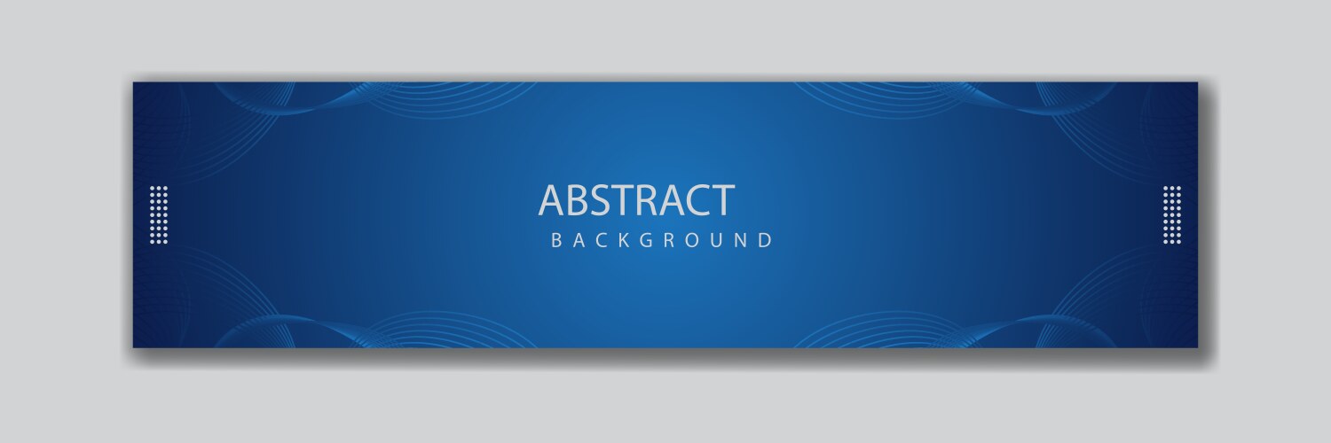 Creative abstract technology linkedin banner Vector Image