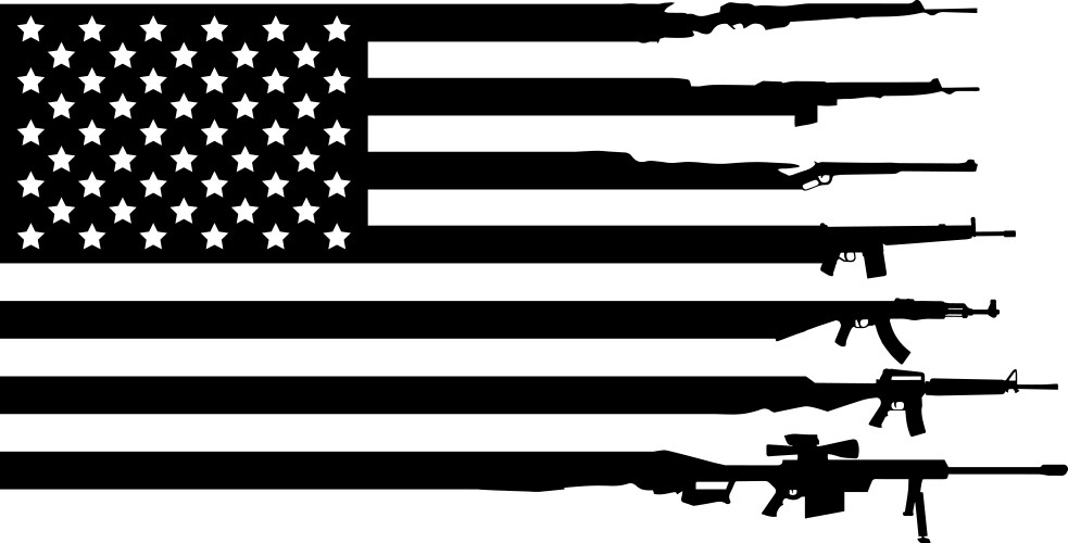 American Flag Gun Vector Images (over 3,000)