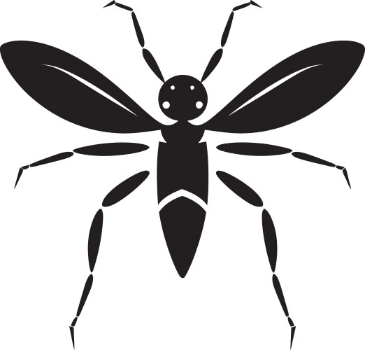 Graceful stick insect symbol line art stick Vector Image