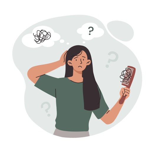 Hair care treatment Royalty Free Vector Image - VectorStock