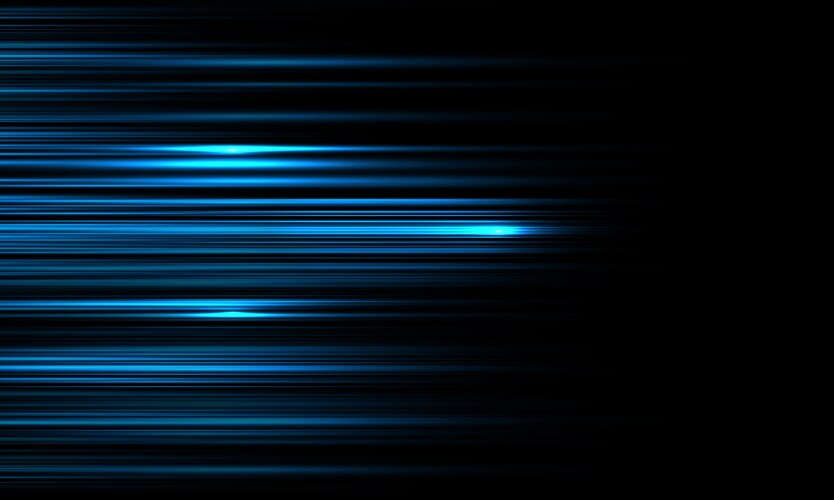 Abstract red fast high speed light movement Vector Image