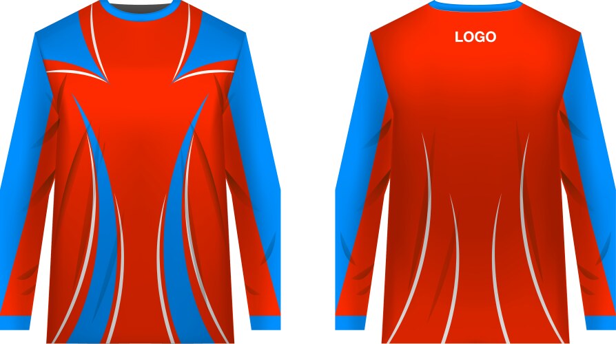 Sports pattern sublimation jersey design Vector Image