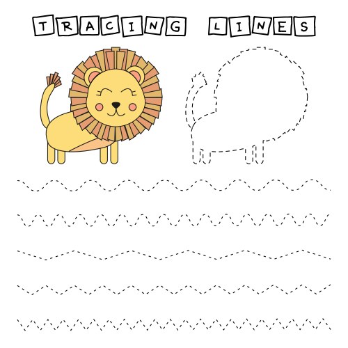 Lion Tracing Vector Images (over 1,200)