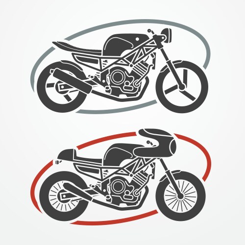 Cross motorcycle Royalty Free Vector Image - VectorStock