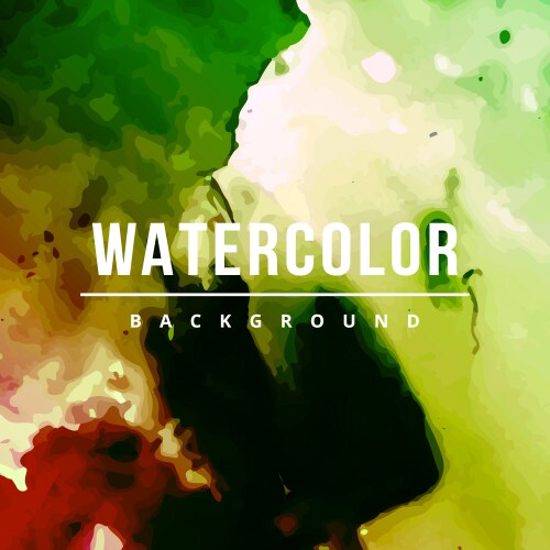 Watercolor template for your text Royalty Free Vector Image