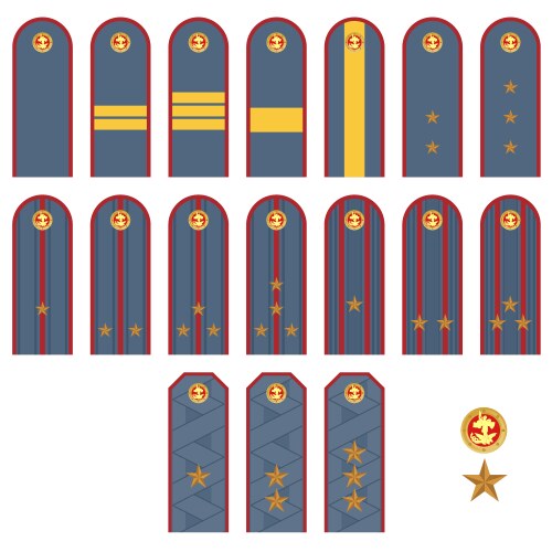 Insignia his imperial majesty commands russian Vector Image