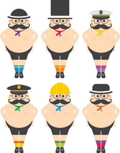 Fat Man Old Vector Images (over 790)