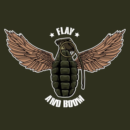 Army weapon logo Royalty Free Vector Image - VectorStock