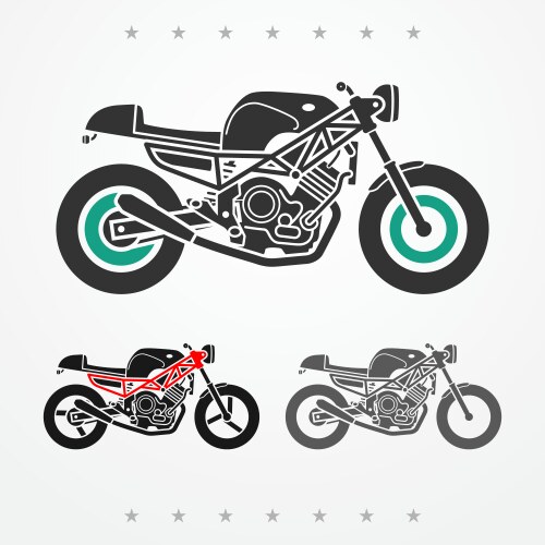 Cross motorcycle Royalty Free Vector Image - VectorStock