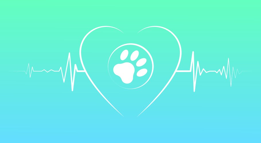Heart Dog Paw Prints Vector Images (over 8,300)