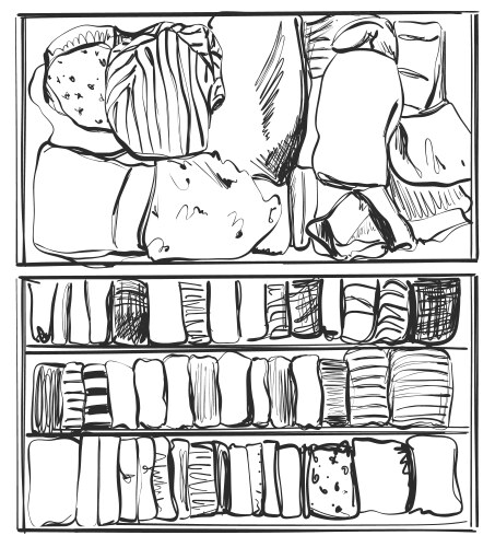 Doodle clothes Royalty Free Vector Image - VectorStock