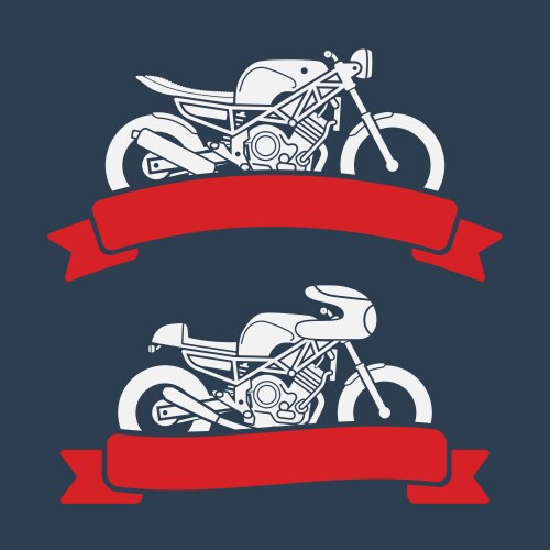 Cross motorcycle Royalty Free Vector Image - VectorStock