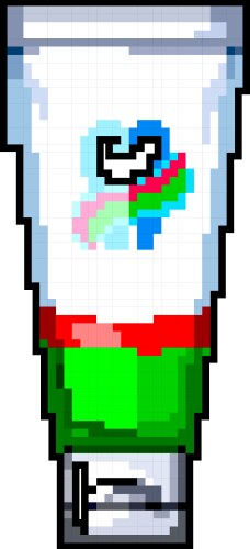 Health dental floss game pixel art Royalty Free Vector Image