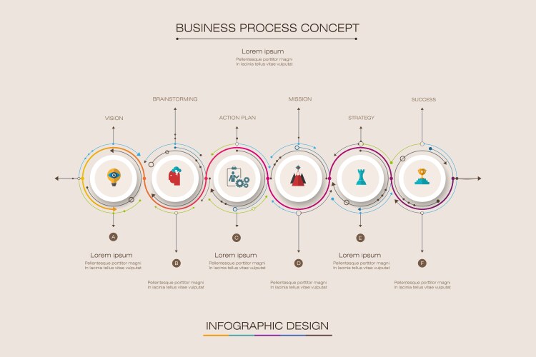 Infographic label design with icons and 5 options Vector Image