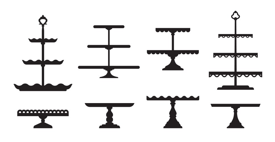 Cake Display Vector Images (over 1,400)