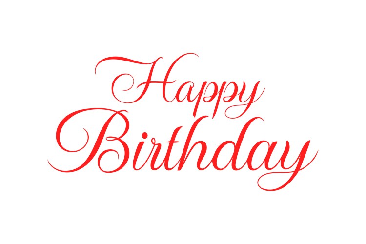 Happy Birthday Script Vector Images (over 5,000)