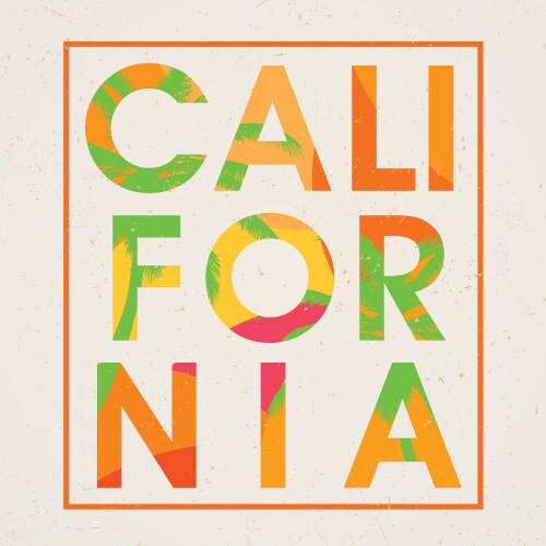 California college league poster Royalty Free Vector Image