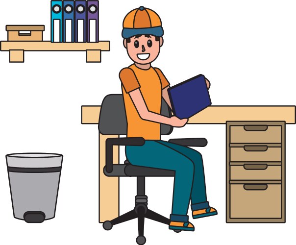 Young man cartoon Royalty Free Vector Image - VectorStock