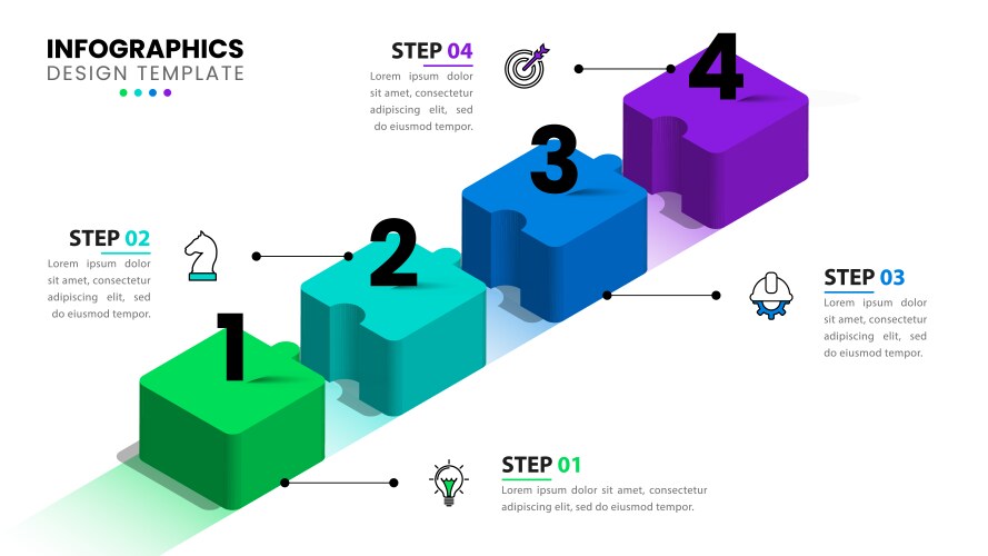 4 Piece Puzzle Vector Images (over 2,600)