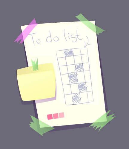 Paper note Royalty Free Vector Image - VectorStock