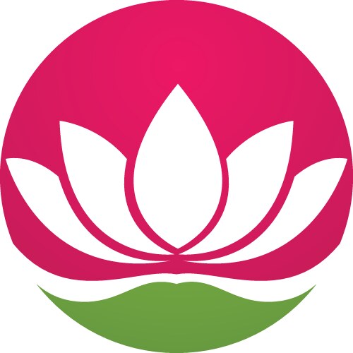 Lotus logo template Royalty Free Vector Image - VectorStock