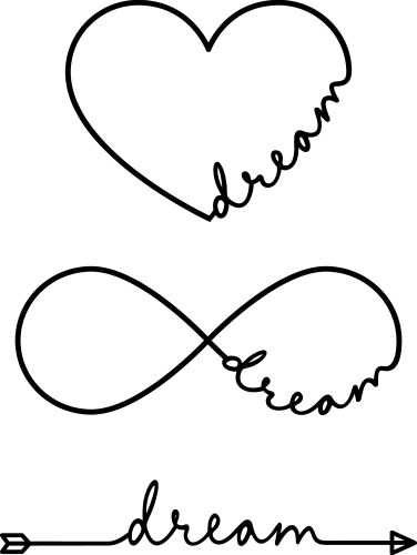 Infinity Heart Tattoo Vector Images (over 220)