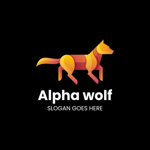 Alpha Wolf Logo Vector Images (over 450)
