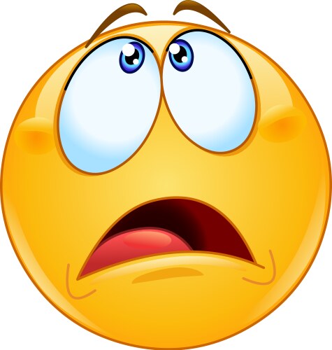 Scared Smiley Emoticon