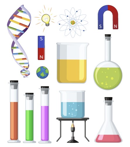 Science equipment Royalty Free Vector Image - VectorStock