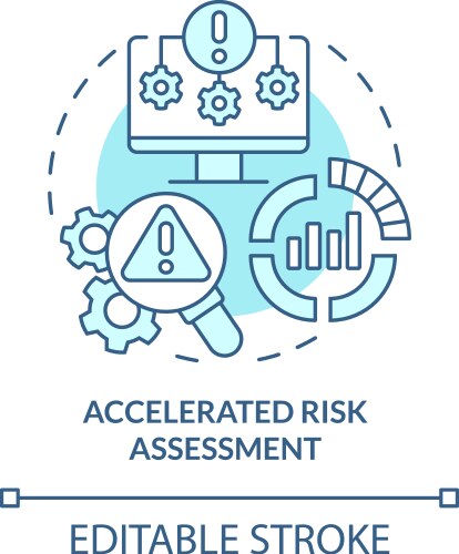 Calculation of compromise risk assessment Vector Image