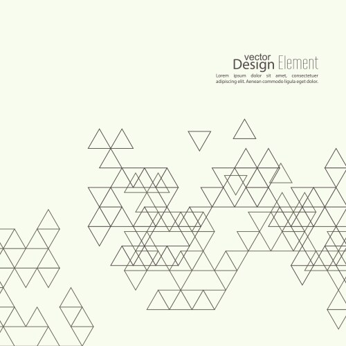 Abstract Geometric Triangle Graphic Seamless Vector Image