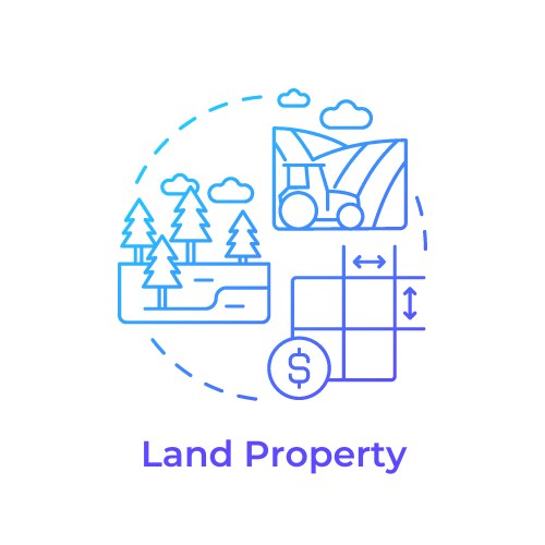 Resilience blue gradient concept icon Royalty Free Vector