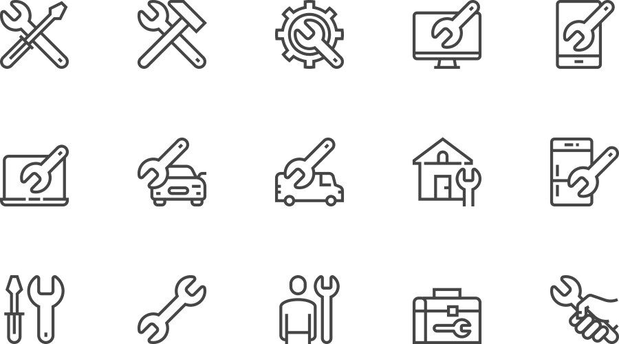 Healthcare line icons editable stroke Royalty Free Vector