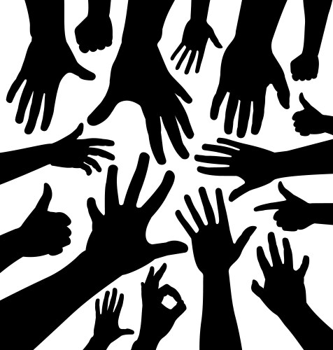 Hand Arm Silhouette Vector Images (over 28,000)