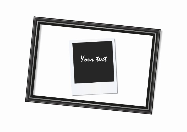 Photo frame Royalty Free Vector Image - VectorStock
